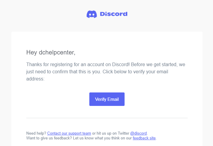 Verifying your Discord account – DubClub